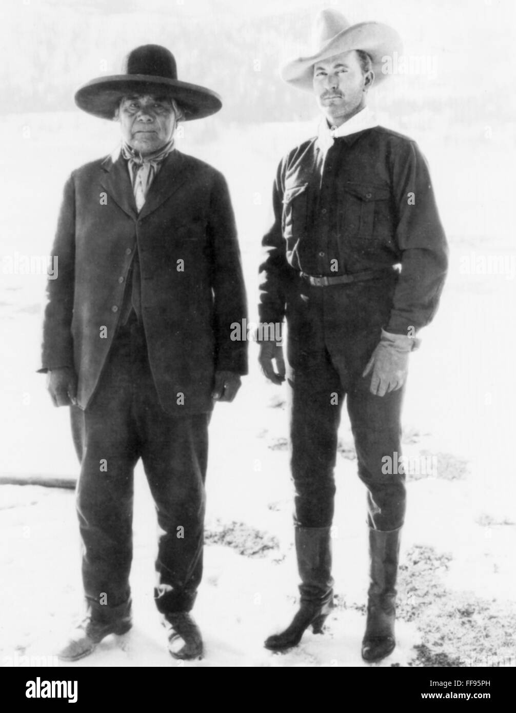 WOVOKA AND TIM McCOY, 1926. /nWovoka (c1858-1932), known as Jack Wilson ...