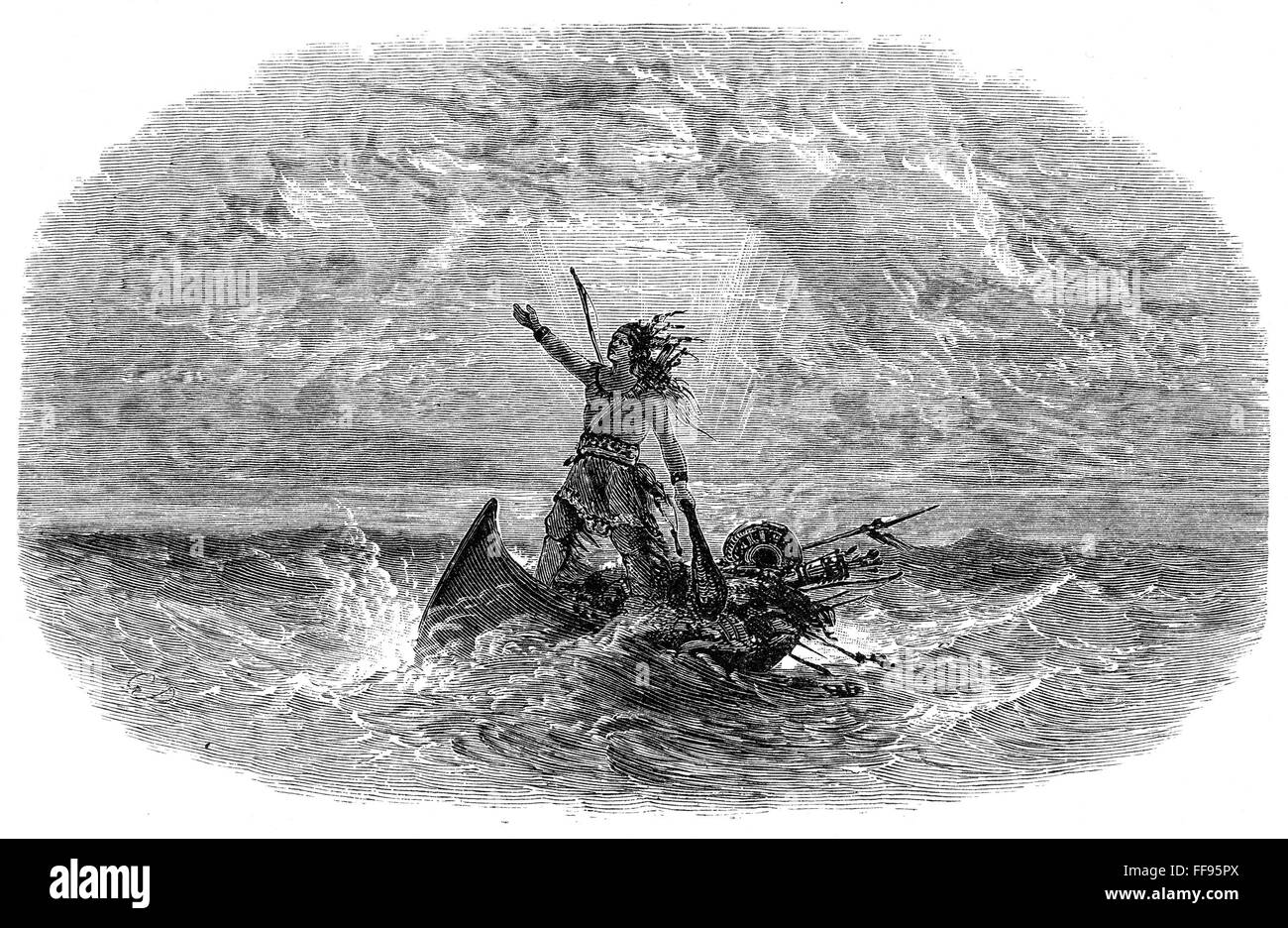 LONGFELLOW: HIAWATHA. /nThe Song of Hiawatha by Henry Wadsworth ...