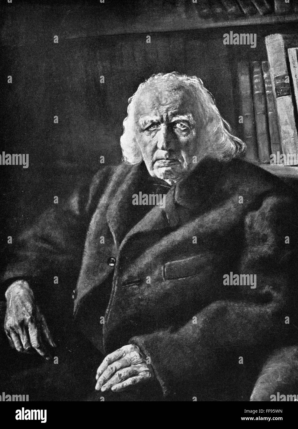 KARL THEODOR WEIERSTRASS /n(1815-1897). German mathematician. Painting ...