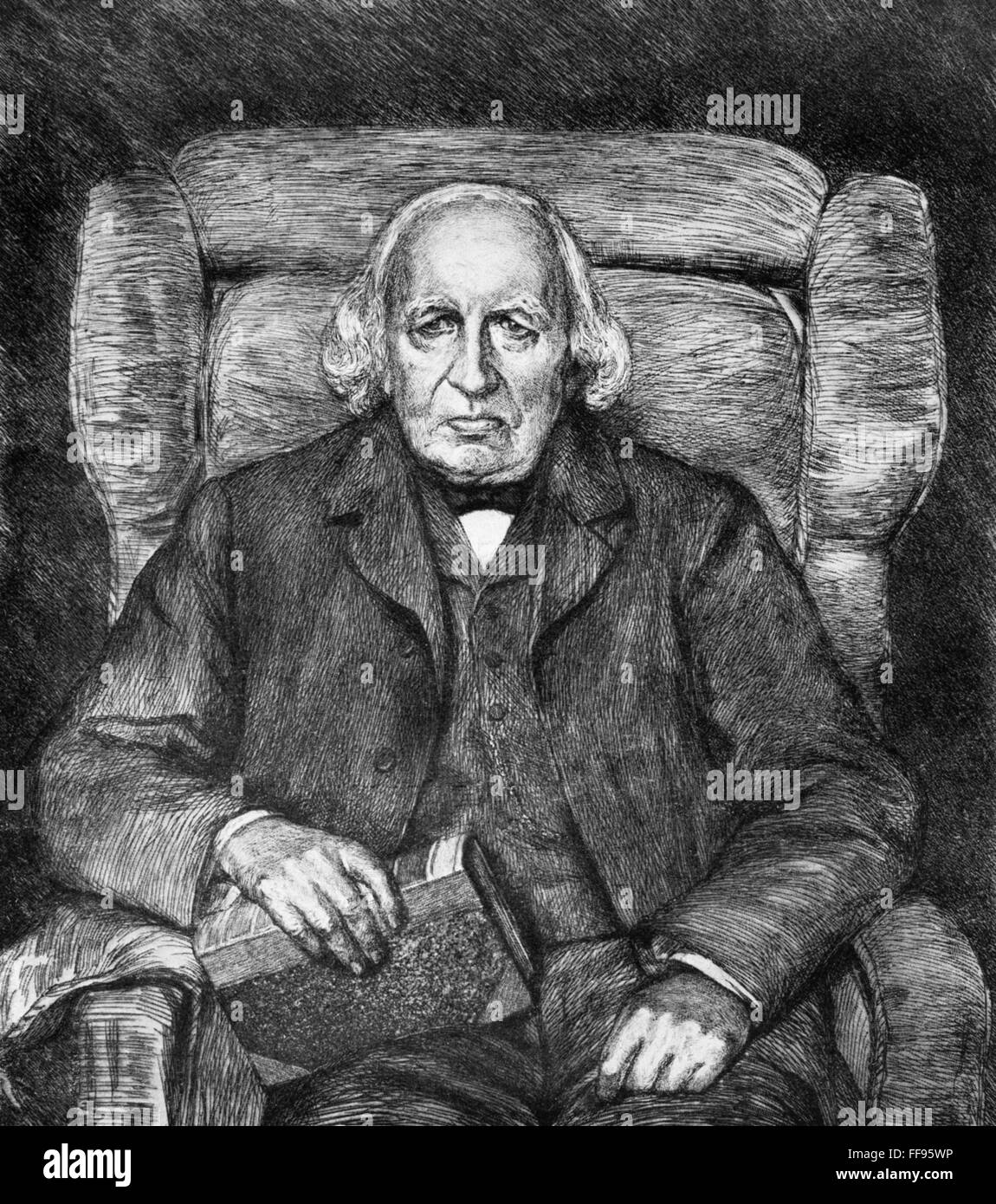 KARL THEODOR WEIERSTRASS /n(1815-1897). German mathematician. Drawing ...