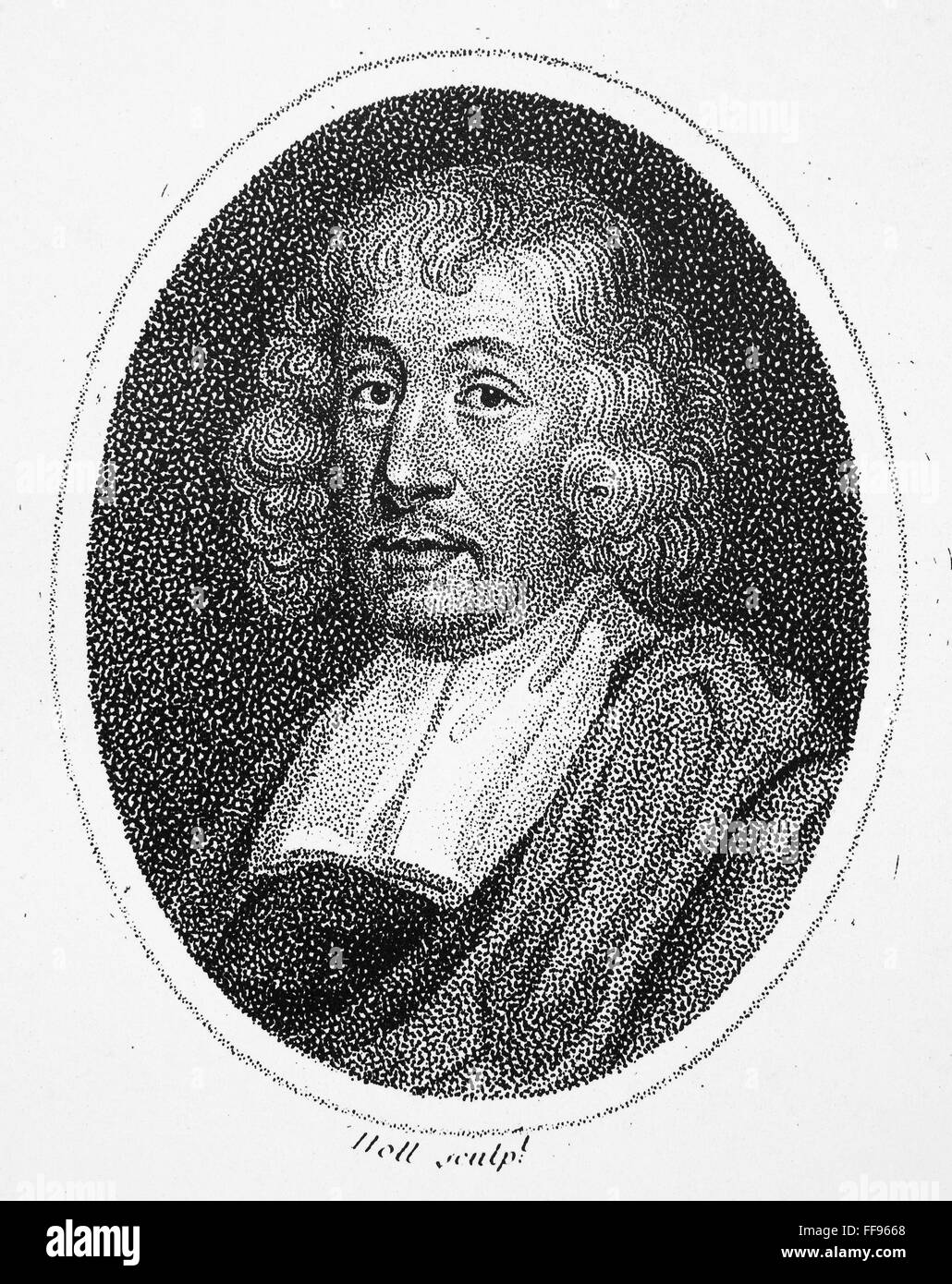 JOHN RAY (1627-1705). /nEnglish naturalist. Stipple engraving, English ...