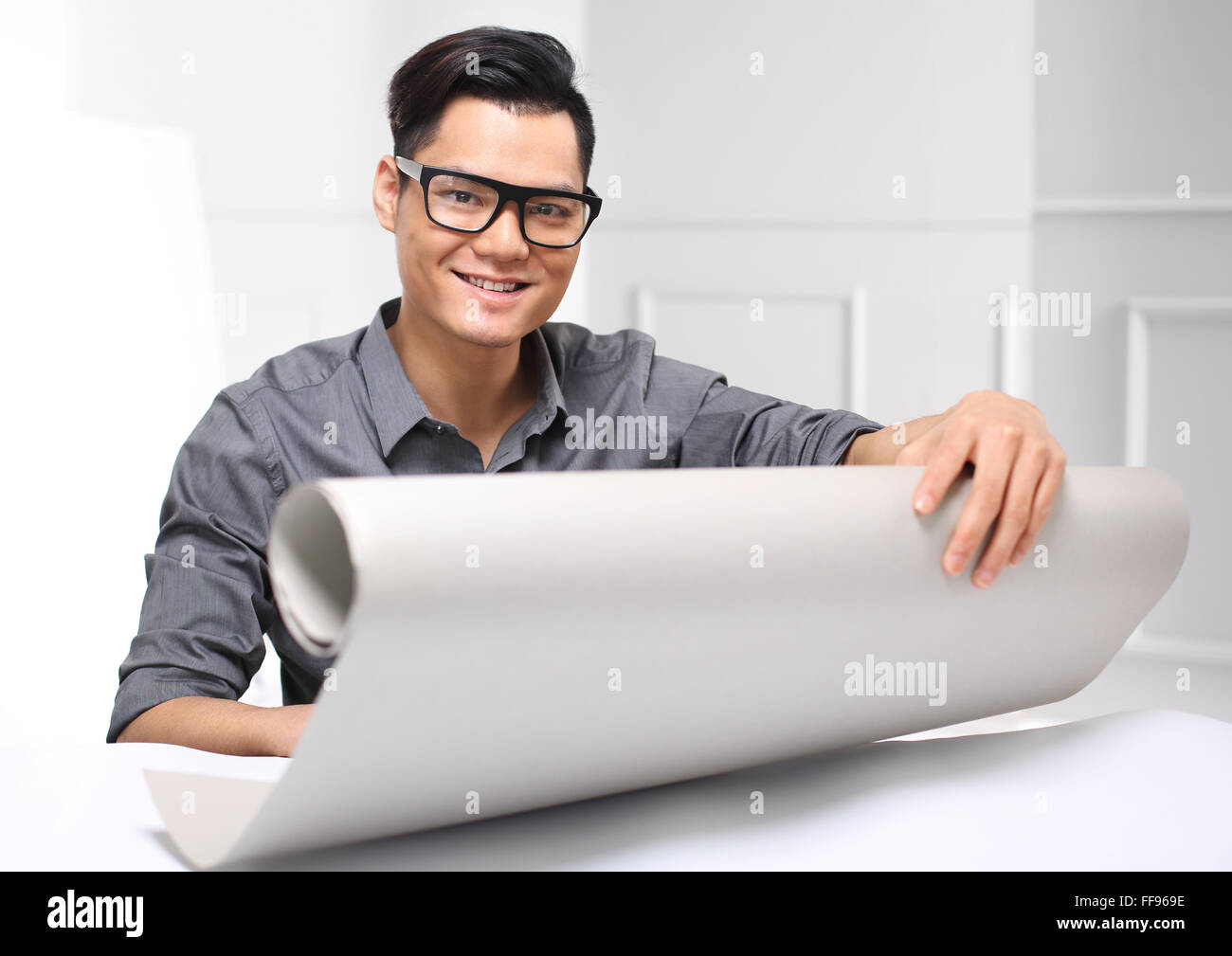 Desk papers map hi-res stock photography and images - Alamy