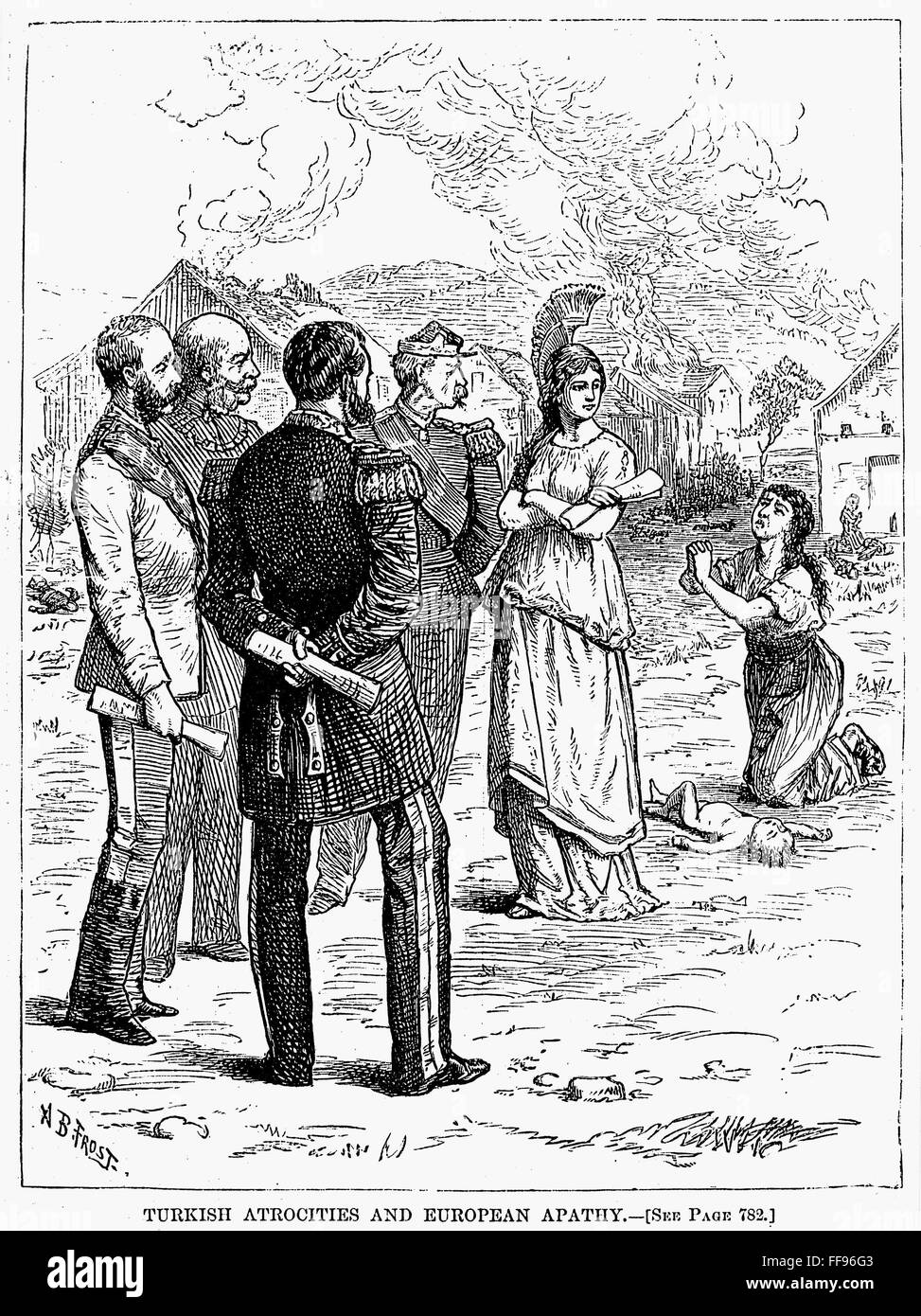 BALKAN INSURGENCY, 1876. /n'Turkish atrocities and European apathy.' A ...