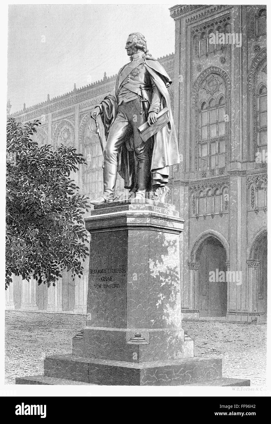 BENJAMIN THOMPSON /n(1753-1814). Count Rumford. American physicist ...