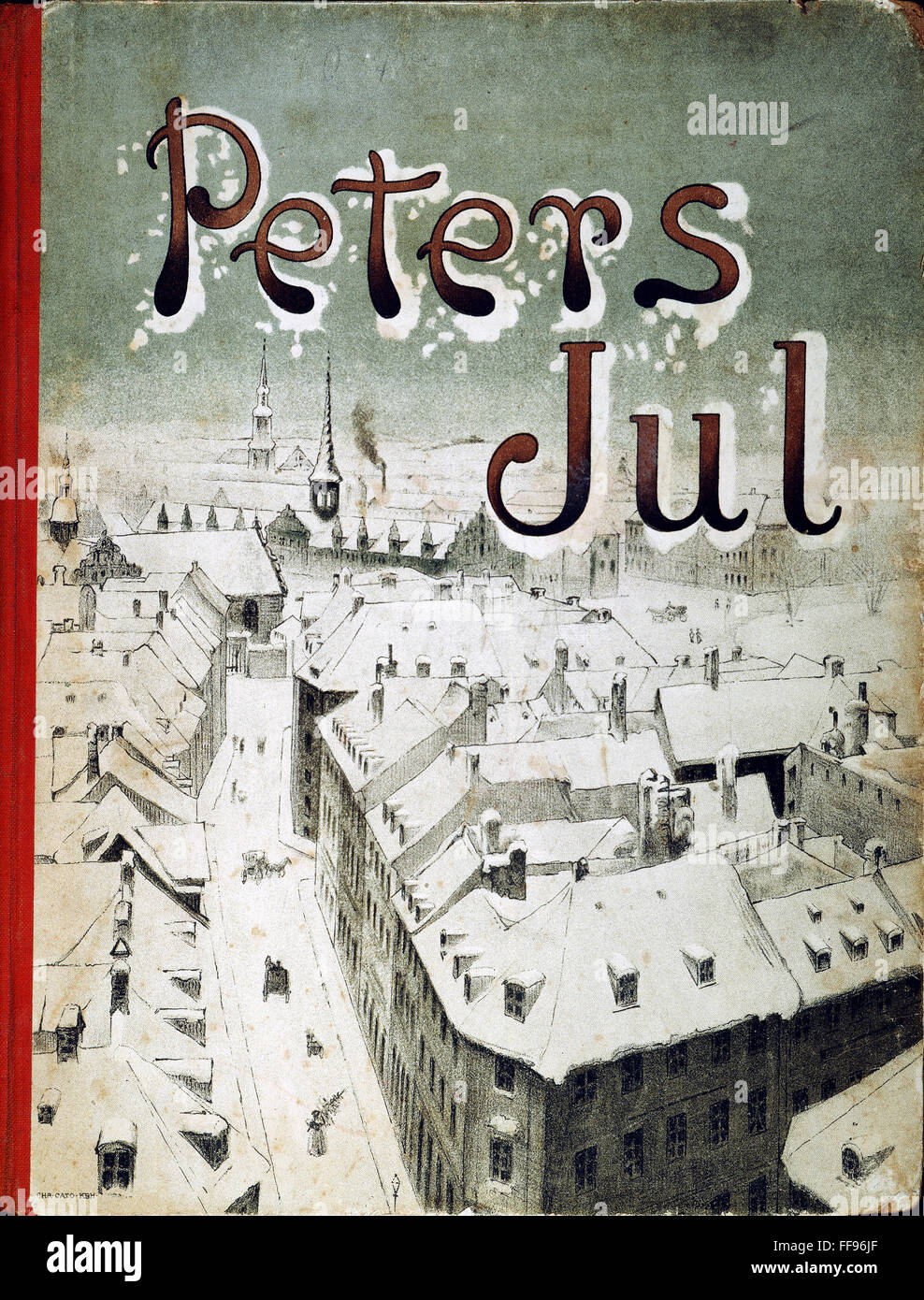 CHRISTMAS: DENMARK, 1929. /nCover of the 1929 edition of the Danish ...