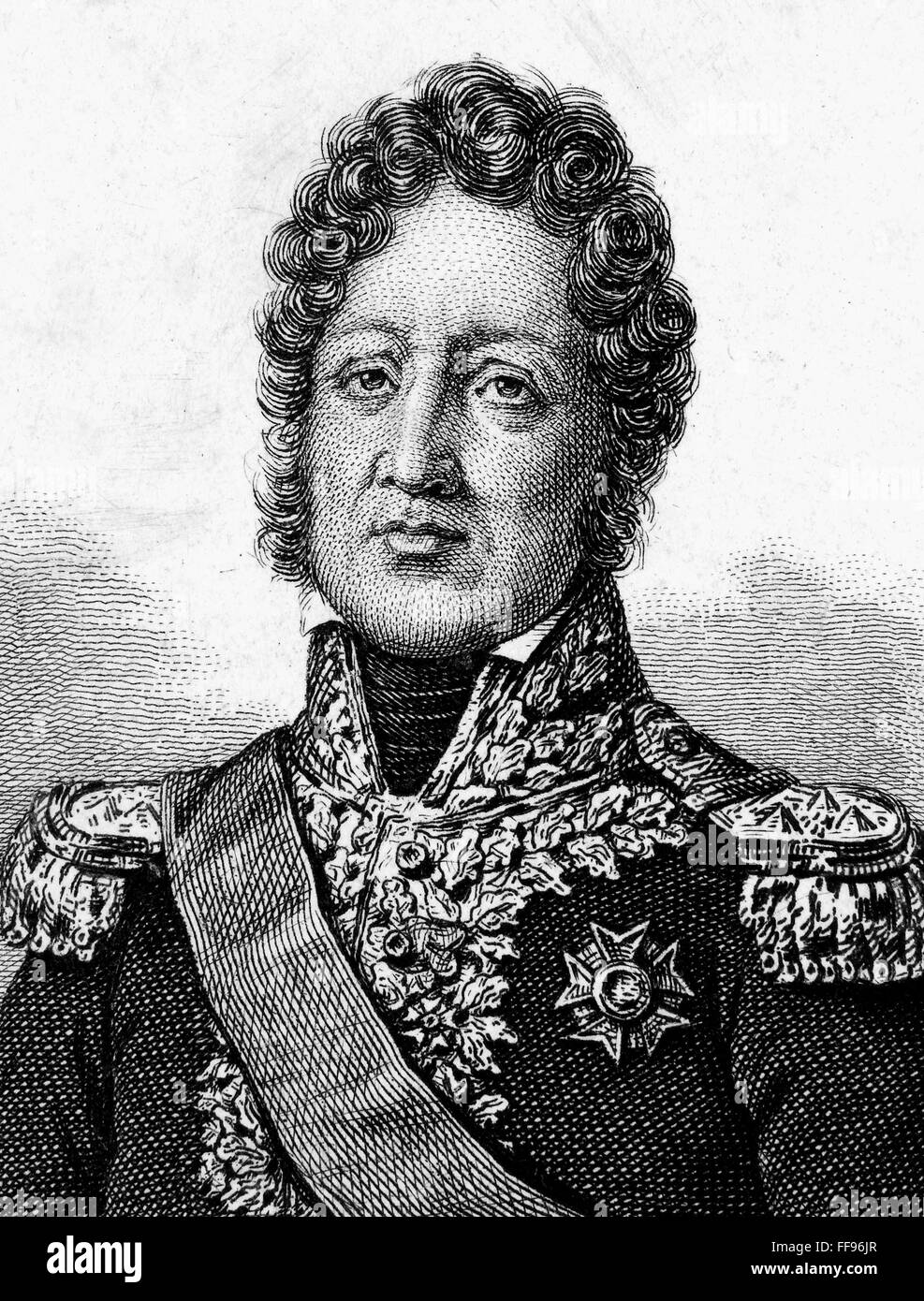 LOUIS PHILIPPE (1773-1850). /nKing of the French, 1830-1848. Copper ...