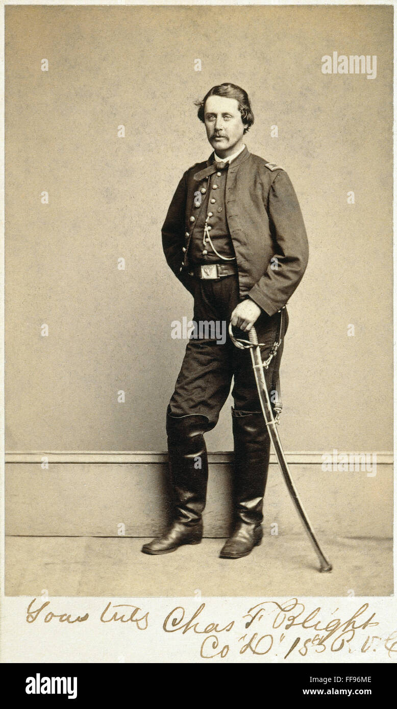 UNION SOLDIER, 1860s. /nA Union soldier. Original carte-de-visite ...