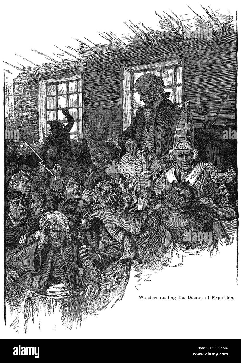 Expulsion of the french Black and White Stock Photos & Images - Alamy