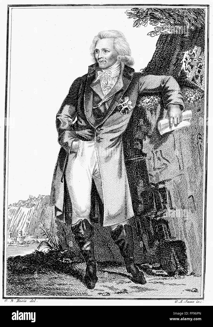 BENJAMIN THOMPSON /n(1753-1814). Count Rumford. American physicist ...