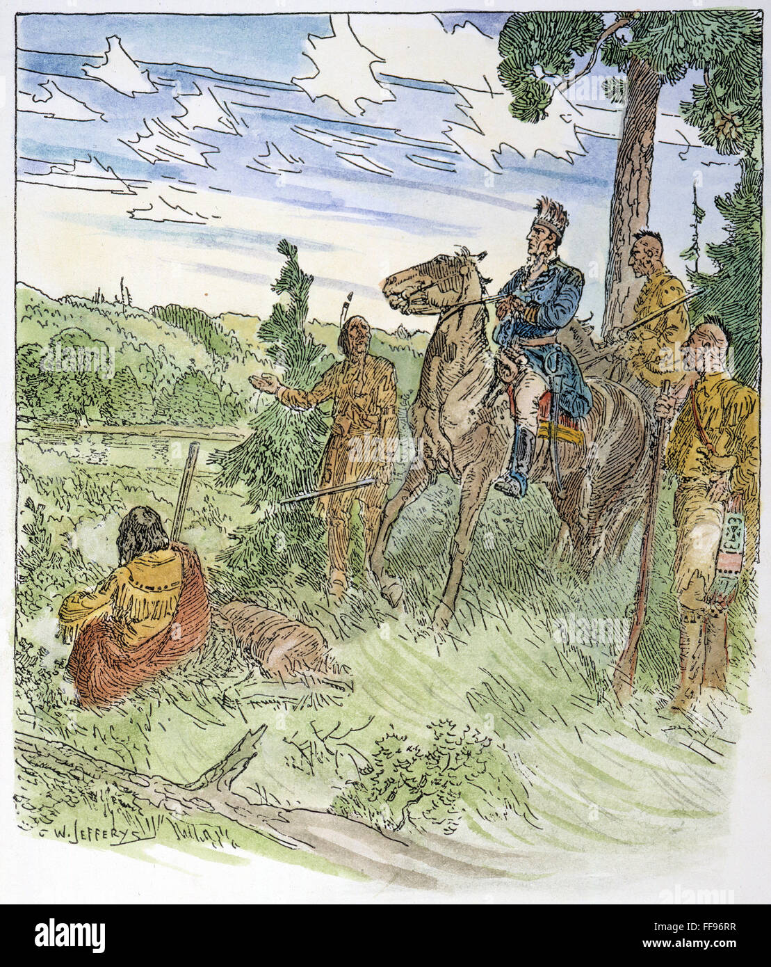 JOSEPH BRANT (1742-1807). /nNative American name: Thayendanegea. Mohawk ...