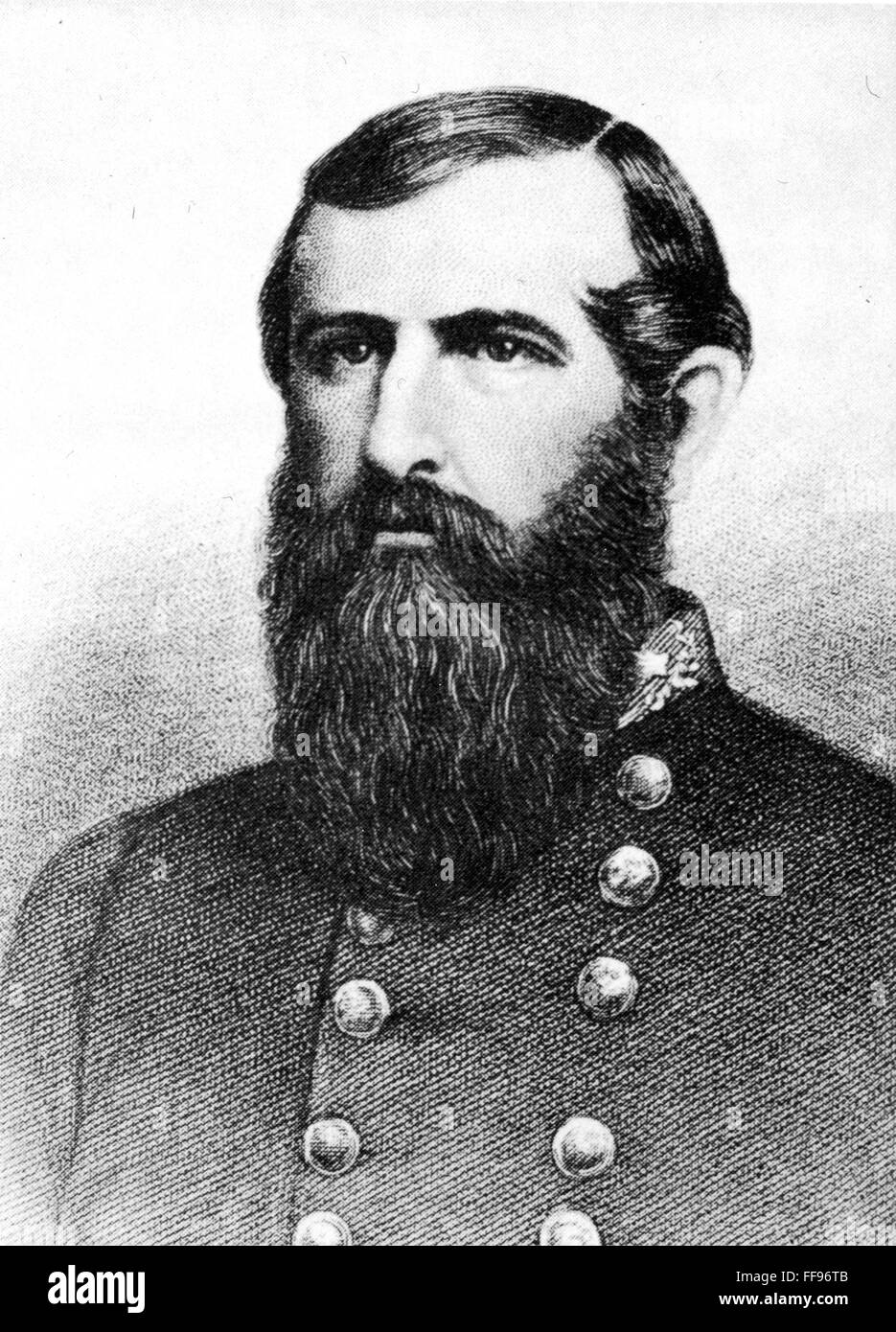 JOHN CLIFFORD PEMBERTON /n(1814-1881). American Army officer. Steel ...