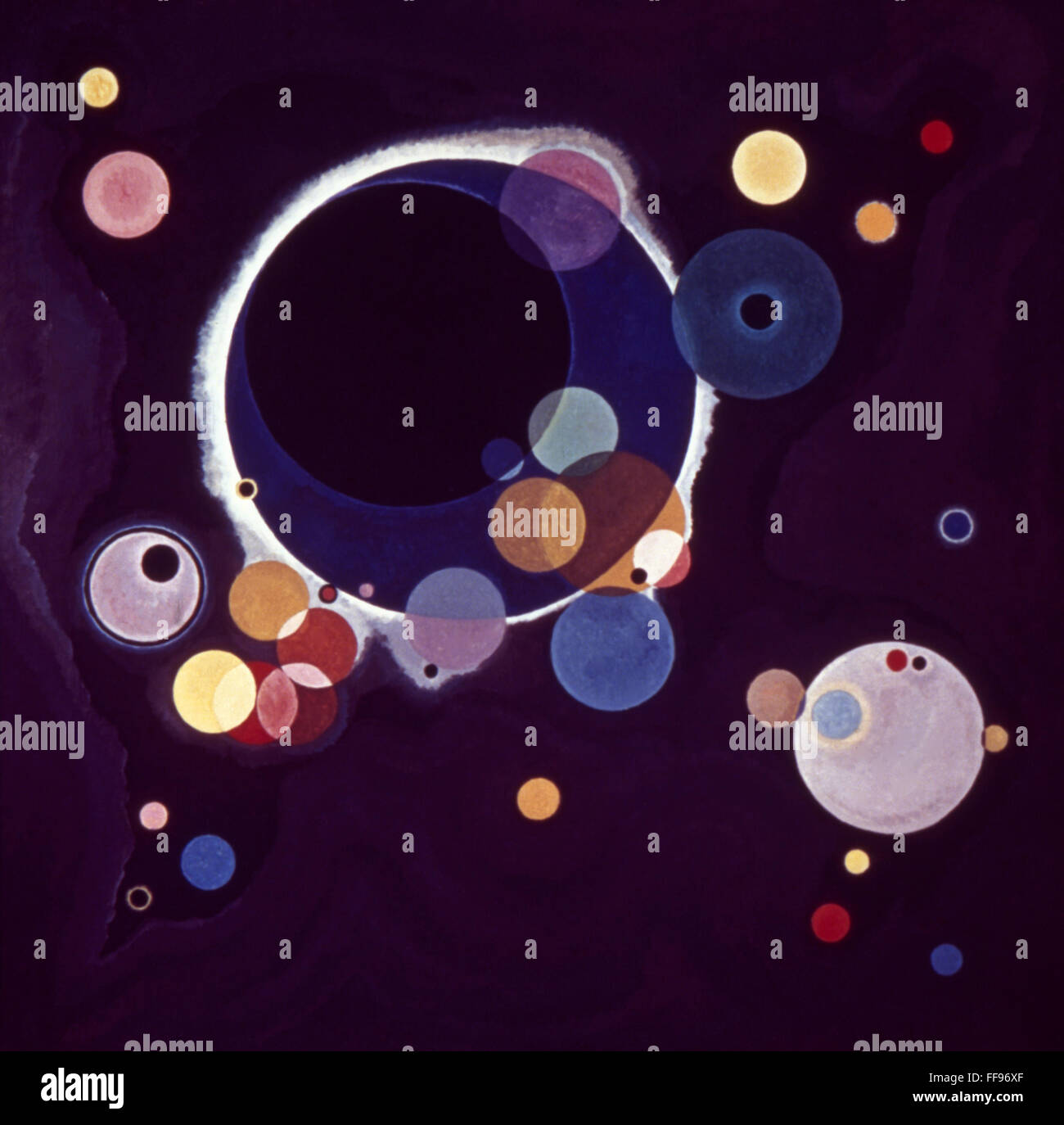 KANDINSKY: CIRCLES, 1926. /nSeveral Circles. Oil on canvas by Wassily ...