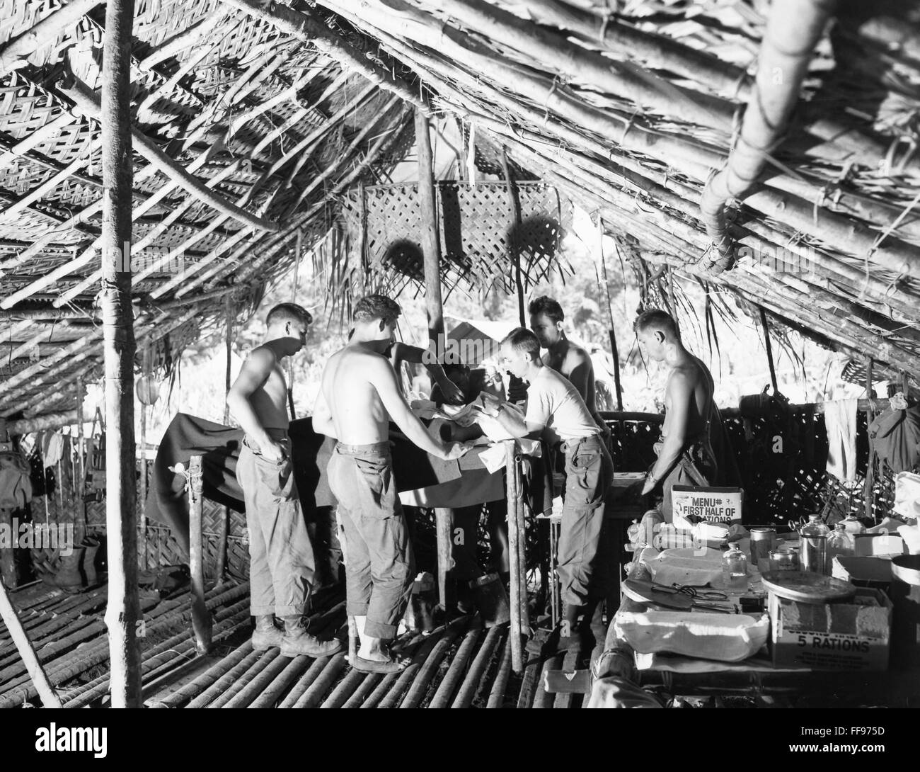 WORLD WAR II: DOCTORS, 1944. /nDoctors of the 11th Airborne Division on ...