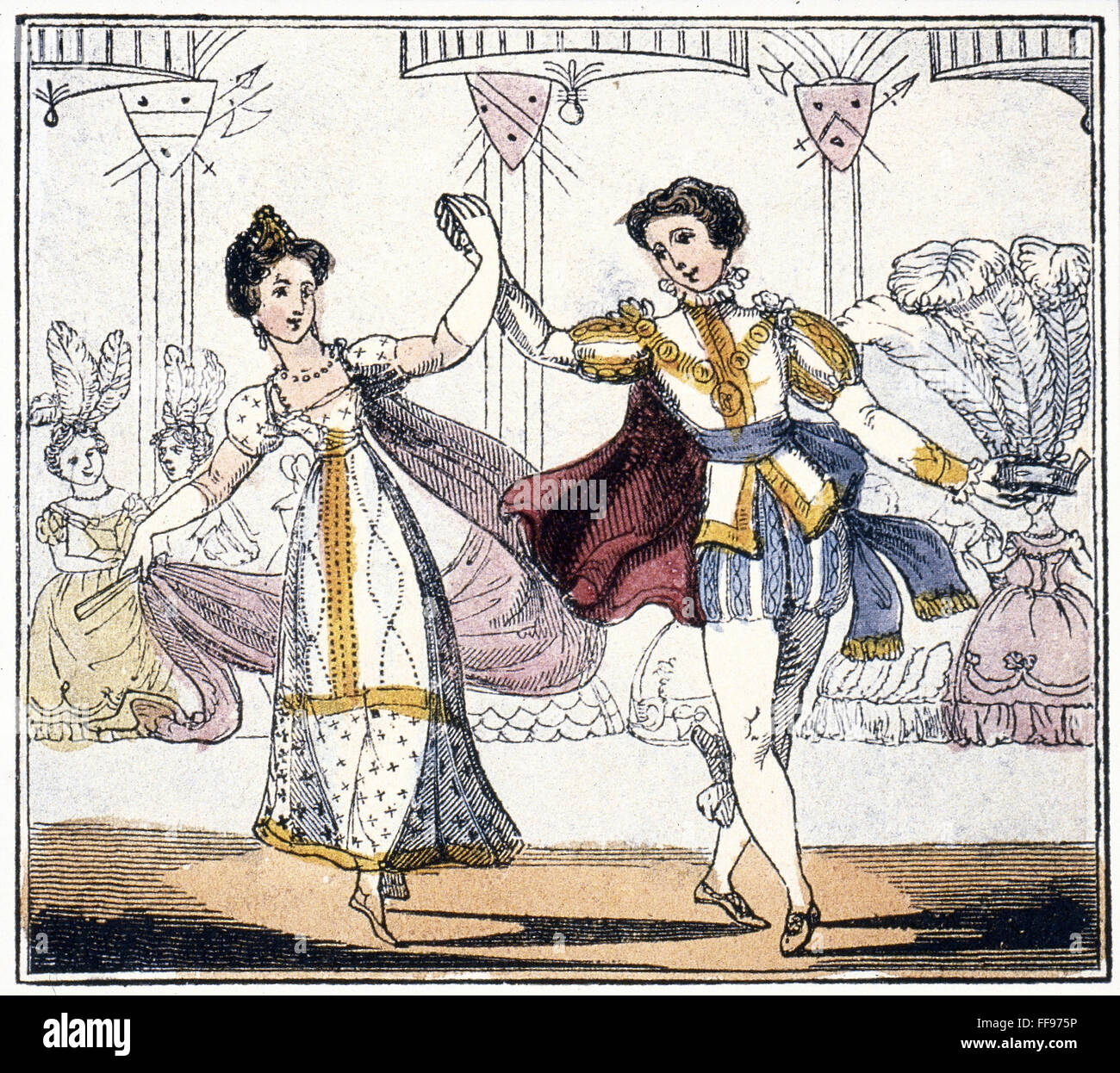 CINDERELLA AT THE BALL. /nCinderella dancing with the Prince. English ...
