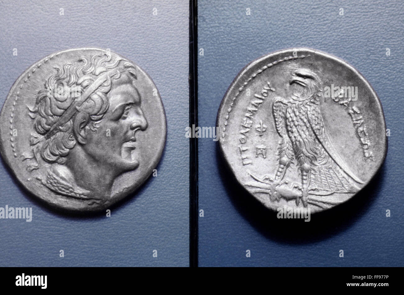 EGYPTIAN COIN: PTOLEMY I. /nSilver tetradrachm of Ptolemy I of Egypt ...