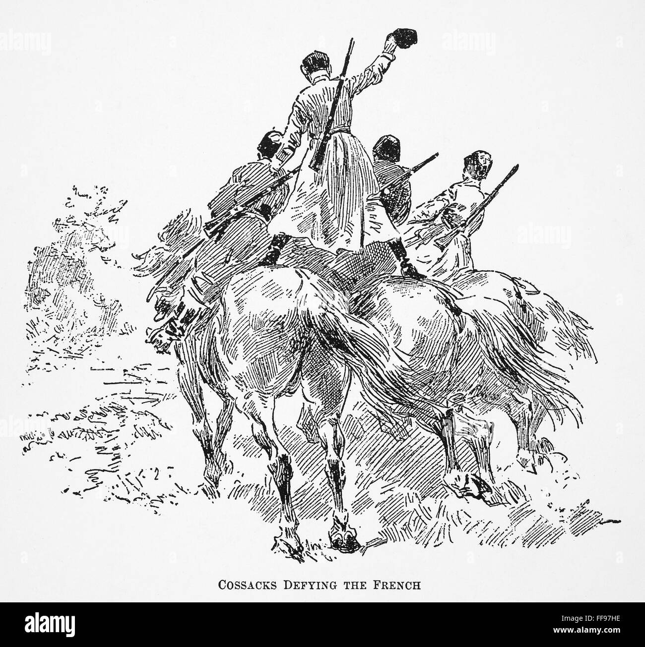 Russian cossack 1812 hi-res stock photography and images - Alamy