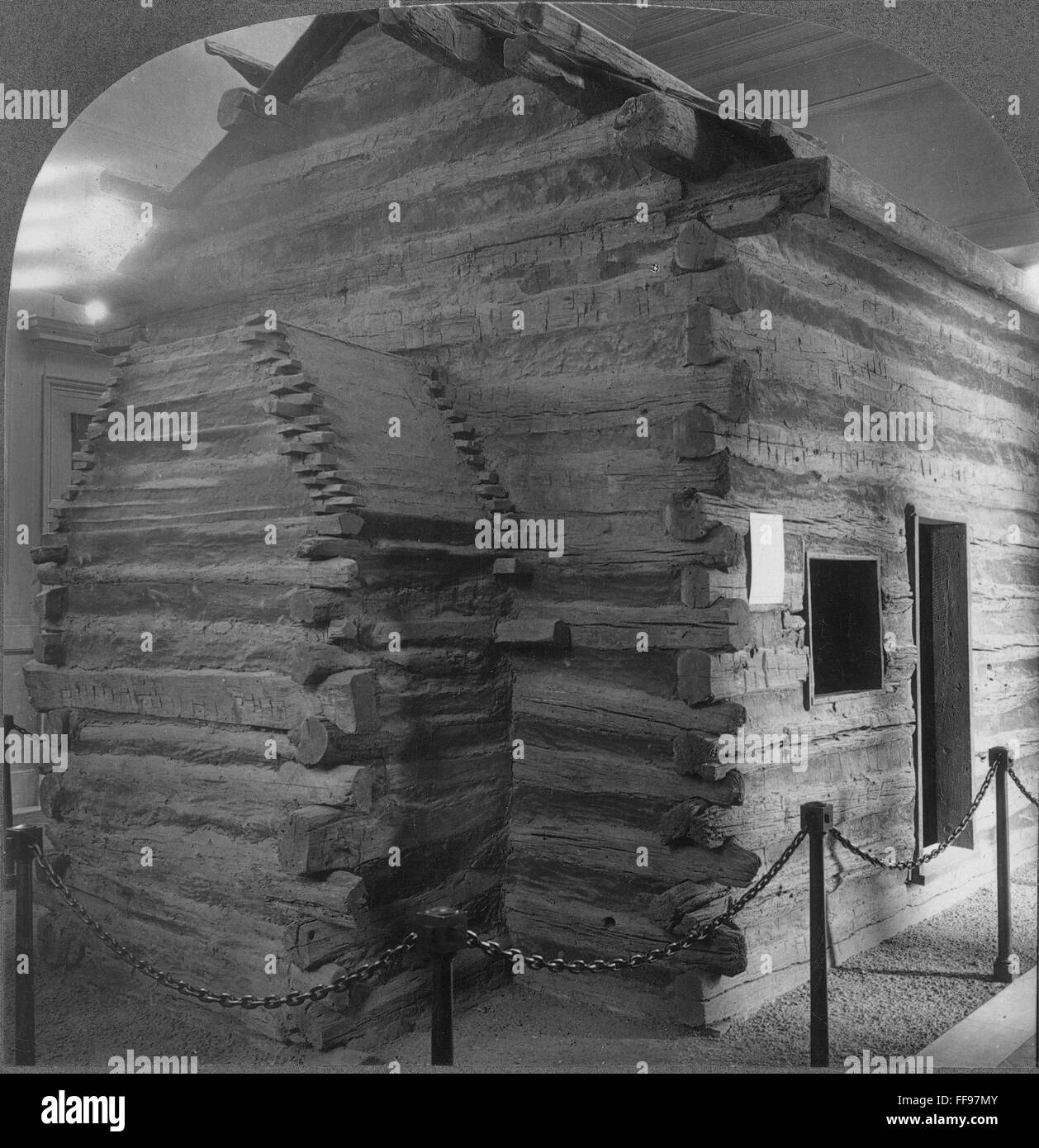 LINCOLN'S BIRTHPLACE./nThe log cabin birthplace of Abraham Lincoln ...