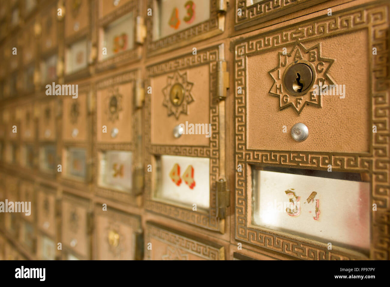 Vintage post office hi-res stock photography and images - Alamy