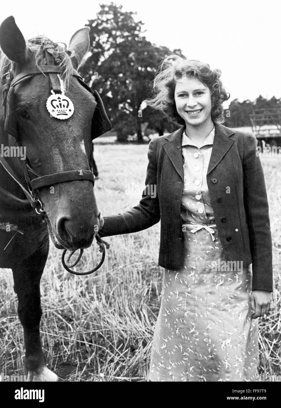 QUEEN ELIZABETH II (1926- ). /nQueen of Great Britain, 1952- . Princess ...