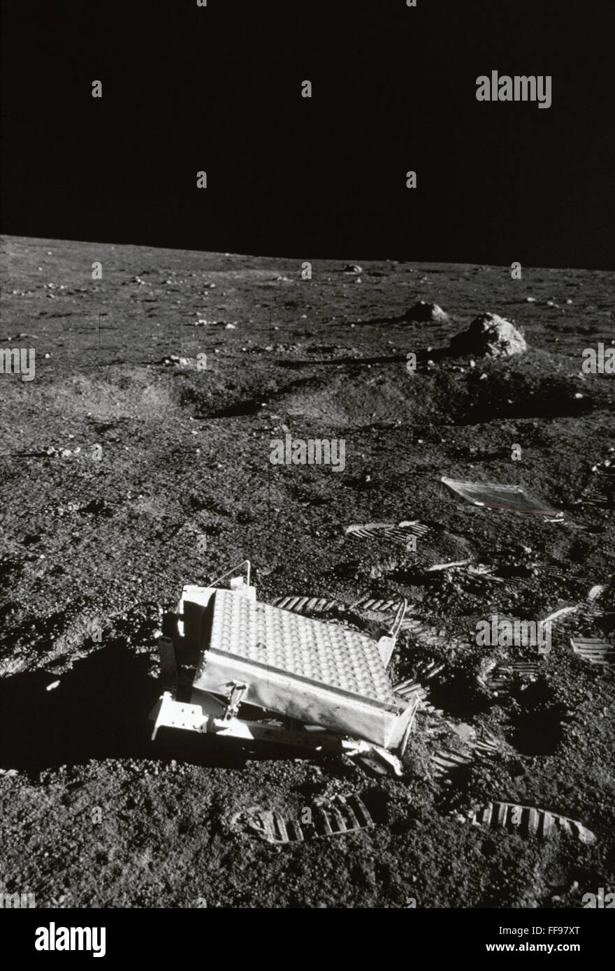 SPACE: APOLLO 14. /nApollo 14. View with Laser Ranging Retro Reflector ...