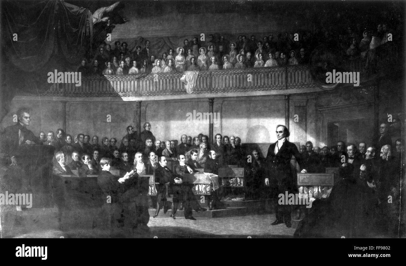 DANIEL WEBSTER (1782-1852). /nAmerican lawyer and statesman. Daniel ...