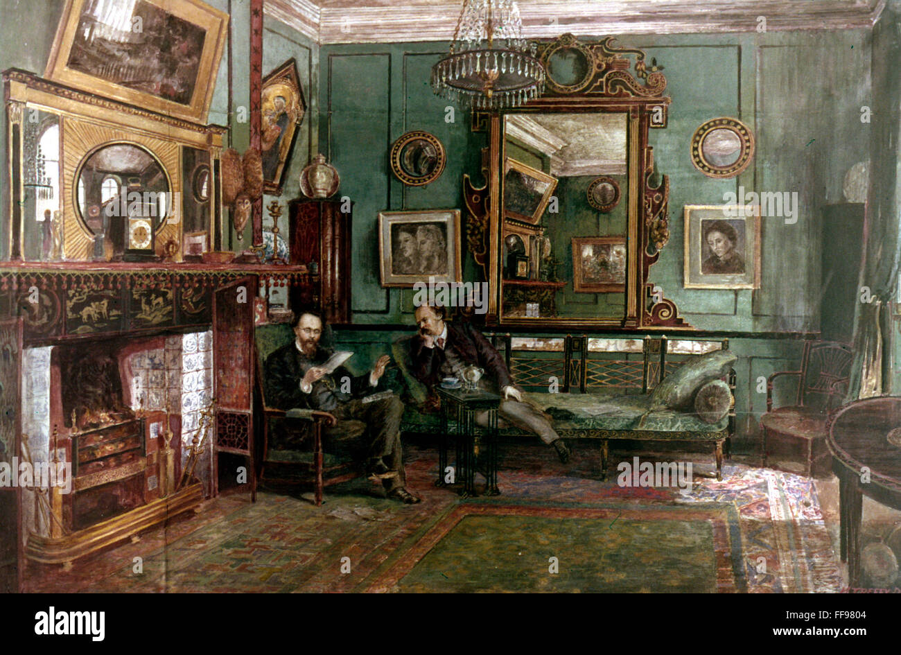 DANTE GABRIEL ROSSETTI /n(1828-1882). English painter and poet ...