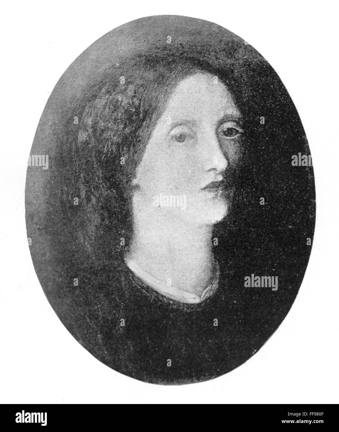 ELIZABETH ELEANOR SIDDAL /n(d. 1862). English poet and painter, wife of ...