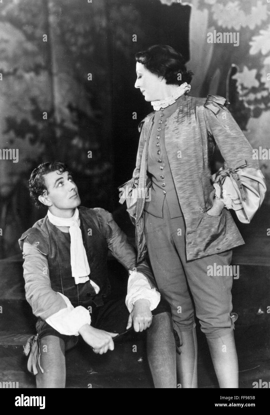 AS YOU LIKE IT. /nEdith Evans as Rosalind and Michael Redgrave as ...