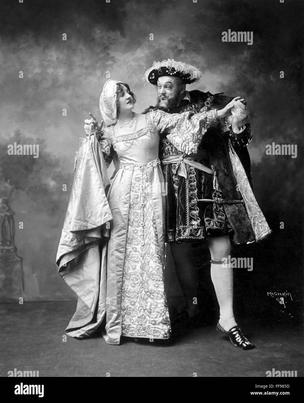 SHAKESPEARE: HENRY VIII. /nLyn Harding as King Henry VIII and Willette ...