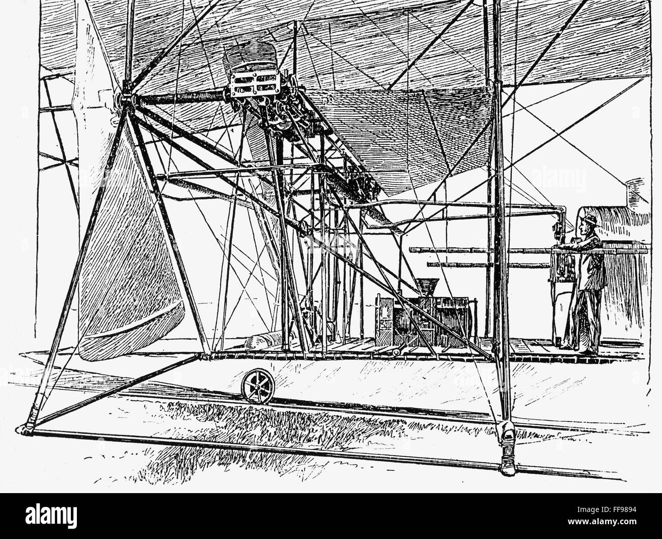 SIR HIRAM STEVENS MAXIM /n(1840-1916). Naturalized British (American ...