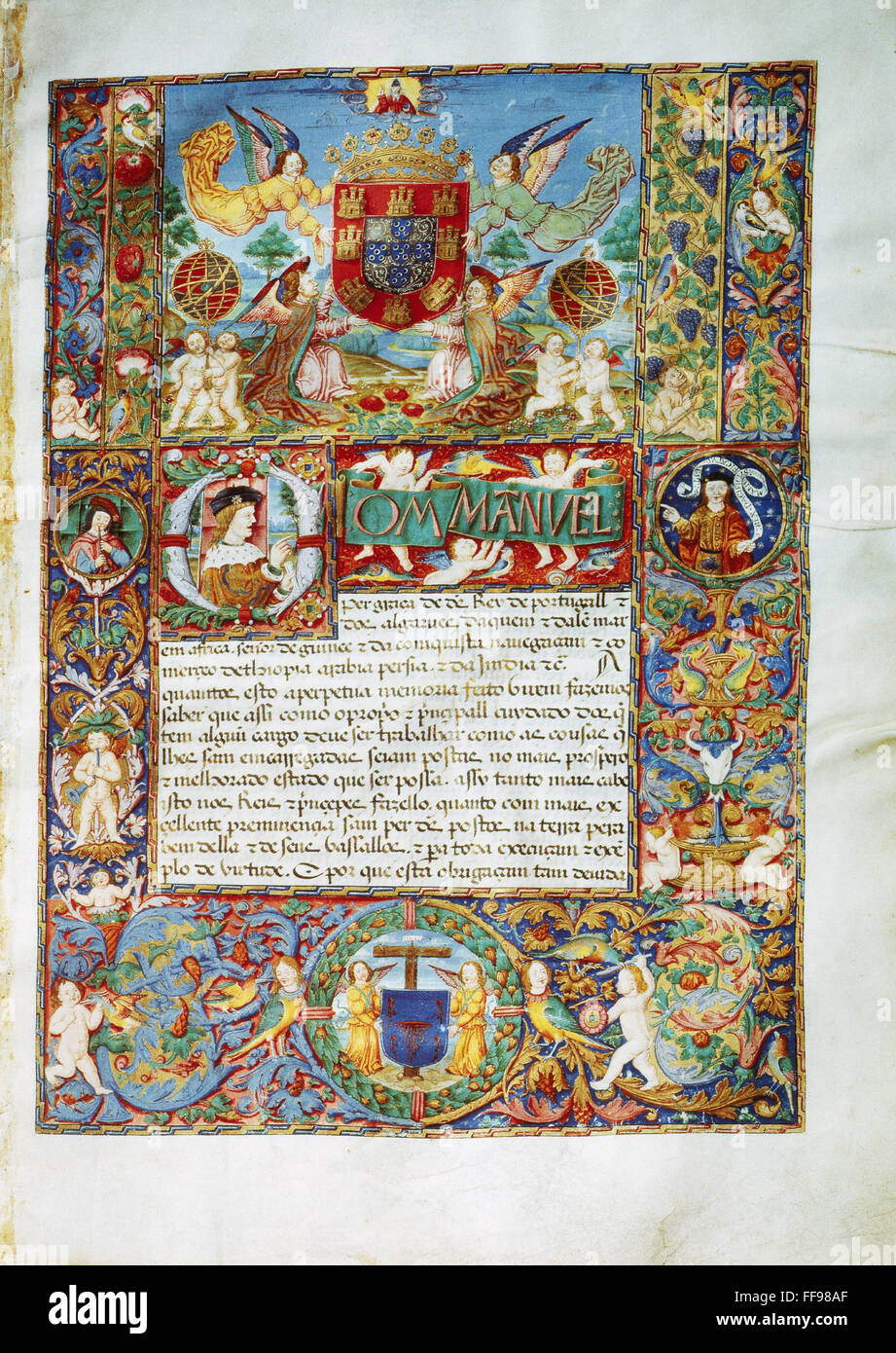 MANUEL I OF PORTUGAL /n(1469-1521). King of Portugal, 1495-1521 ...