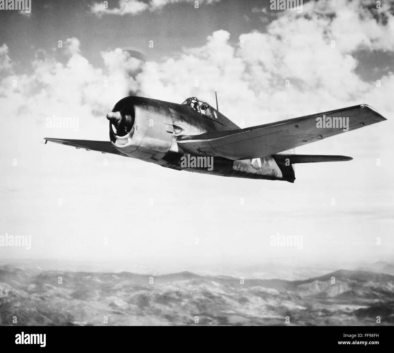 HELLCAT AIRCRAFT, 1943. /nU.S. Navy Grumman 'Hellcat' (F6F) fighter ...