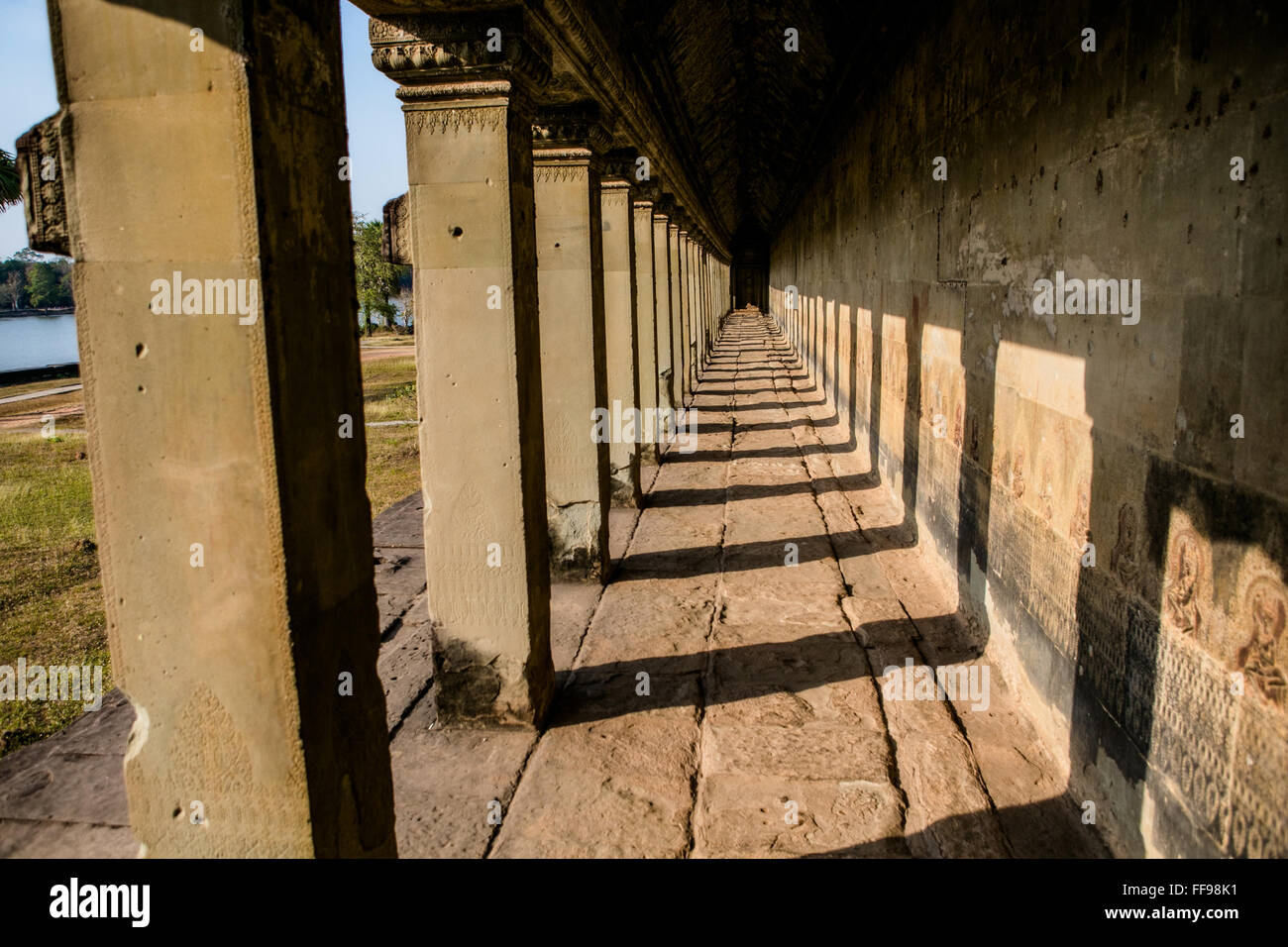 Column terraces at historic temple hi-res stock photography and images ...