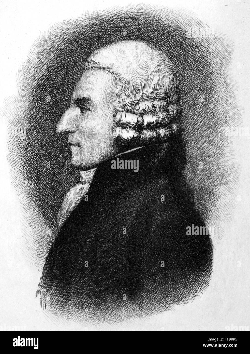 WILLIAM CUSHING (1732-1810). /nAmerican jurist. Etching, 1889, by Max ...