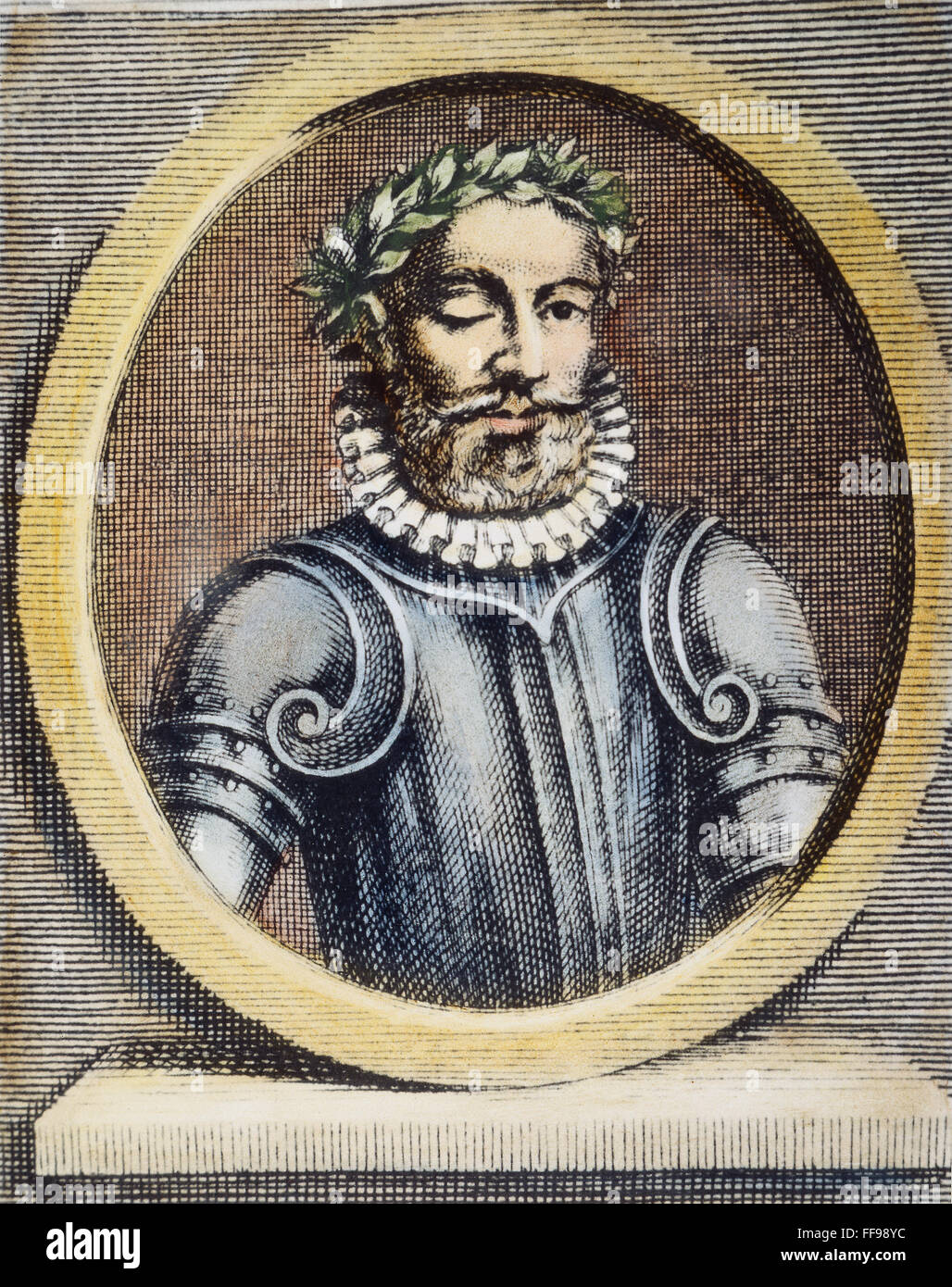 LUIZ VAZ de CAMOES /n(1524-1580). Portuguese poet: line engraving, 17th century Stock Photo - Alamy