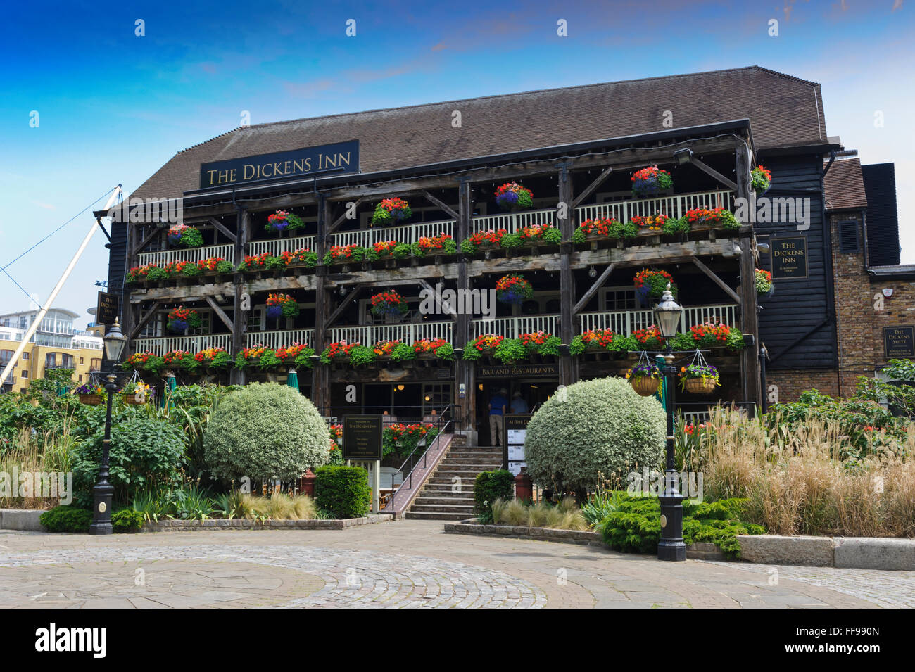 The Dickens Inn is a restyled and reconstructed pub from 18th Century ...