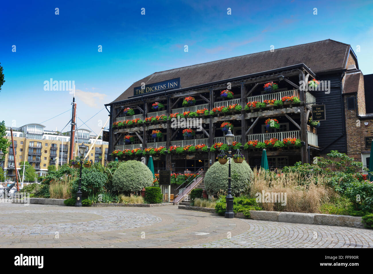 The Dickens Inn is a restyled and reconstructed pub from 18th Century ...