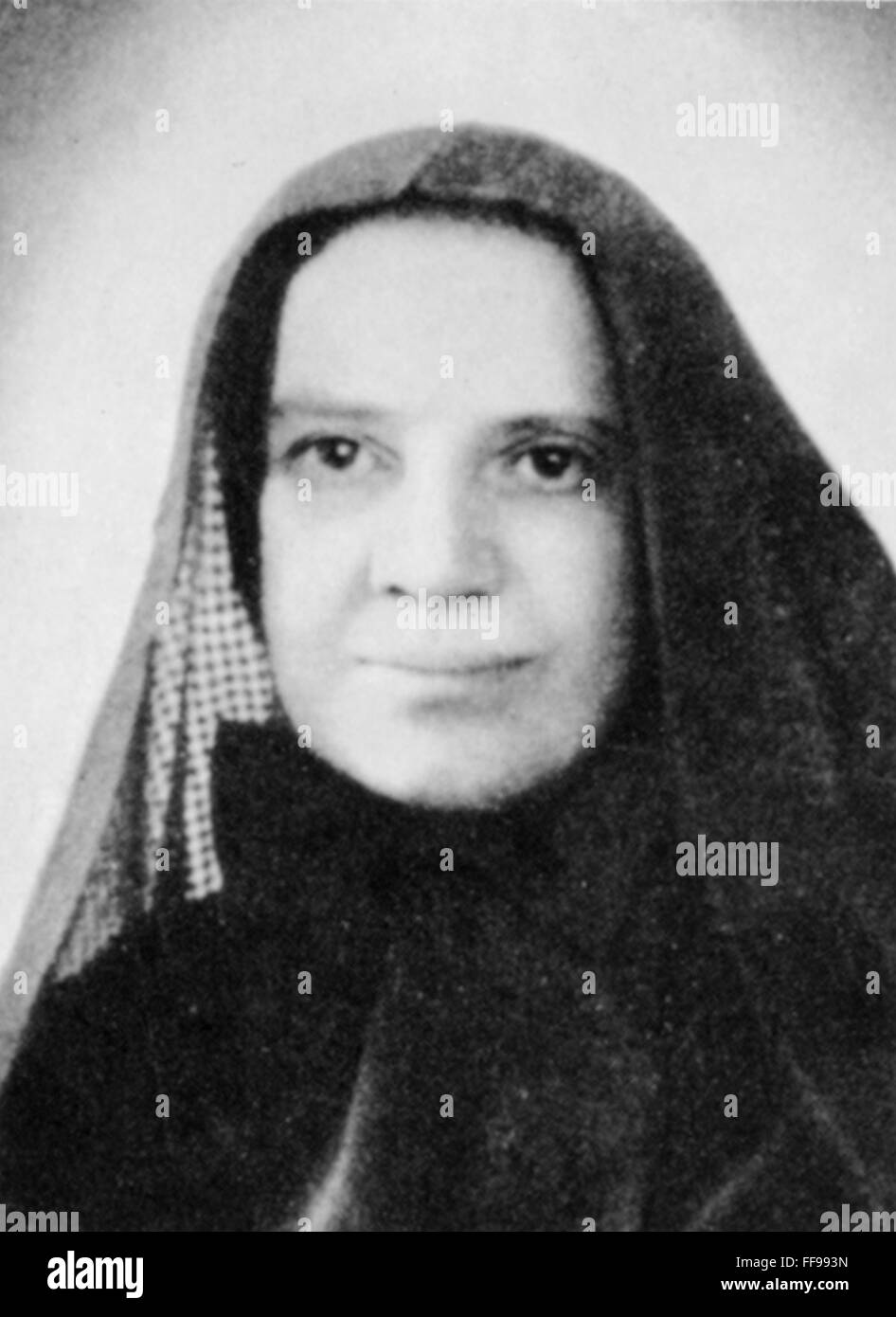 FRANCES CABRINI (1850-1917). /nKnown as Mother or Saint Frances Xavier ...