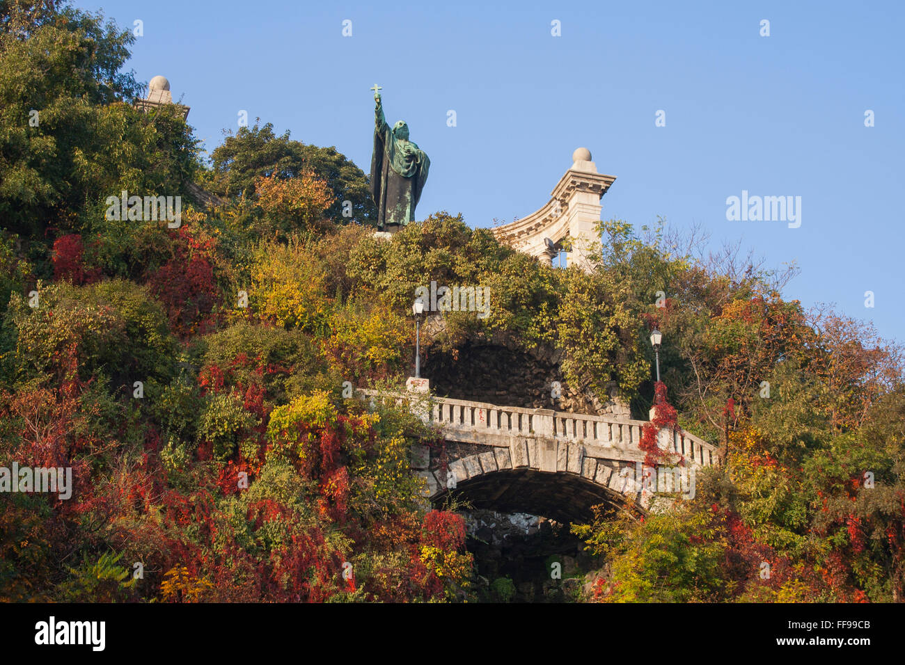 Statue of St Gellert, Budapest, Hungary Stock Photo - Alamy
