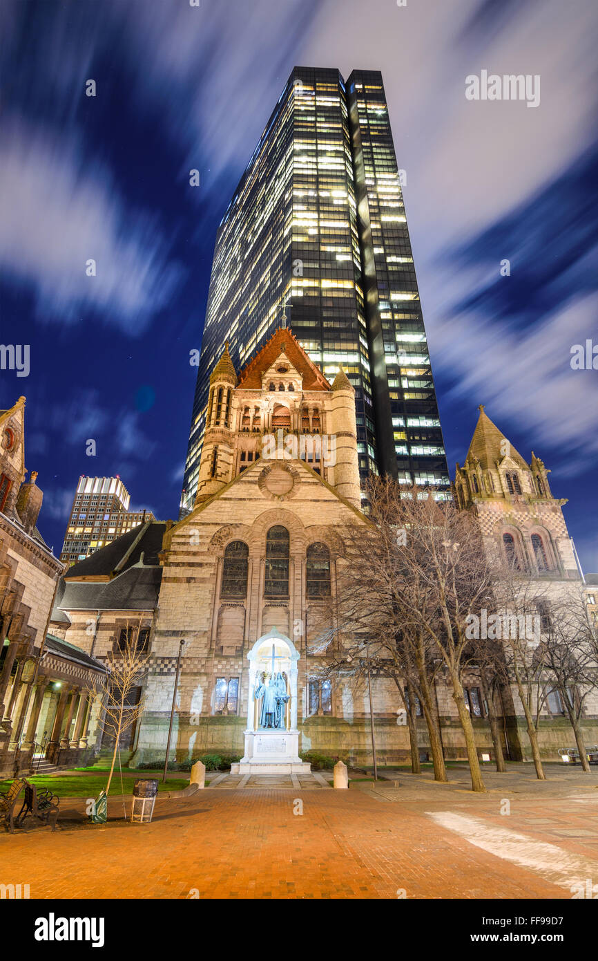 Boston, Massachusetts, USA at John Hancock Tower Stock Photo - Alamy