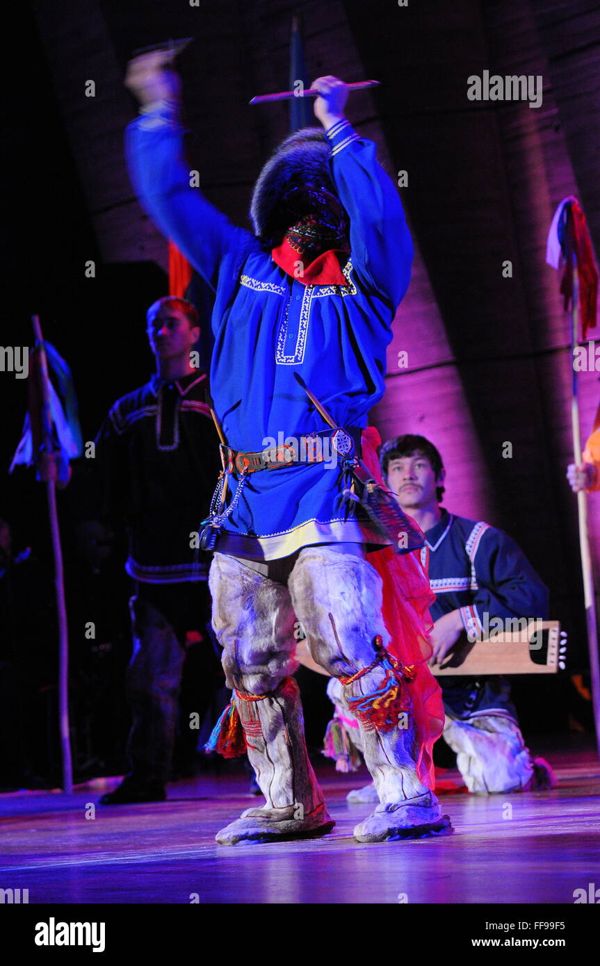 Yougra People dance Stock Photo - Alamy