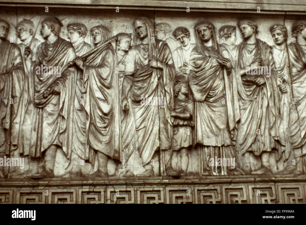 ROMAN PROCESSION. /nProcession of Roman dignitaries and courtiers ...