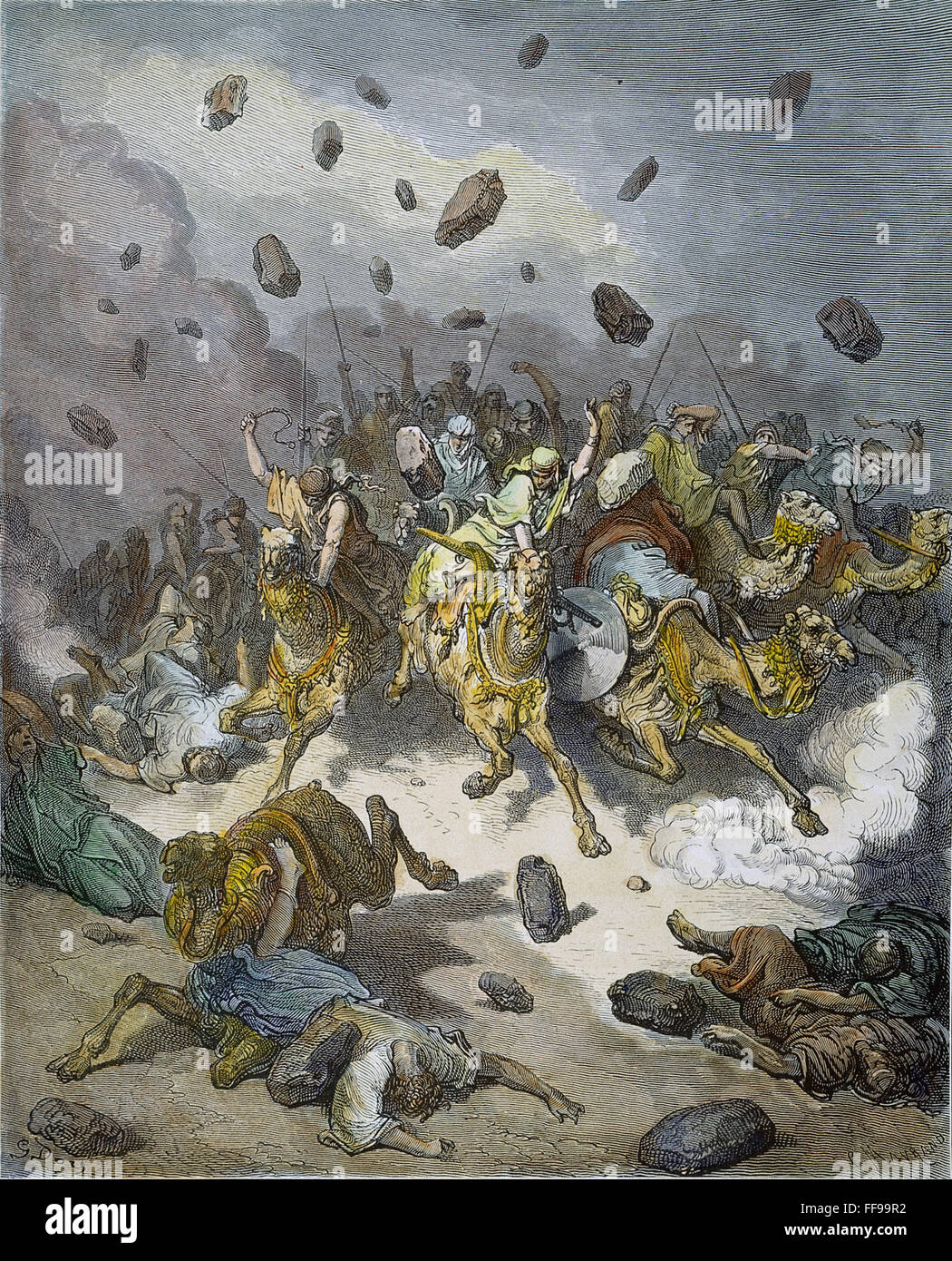 JOSHUA & AMORITES. /nThe army of the five kings of the Amorites ...