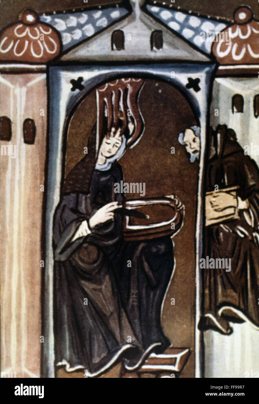 HILDEGARD VON BINGEN /n(1098-1179). German nun, mystic, composer, and ...