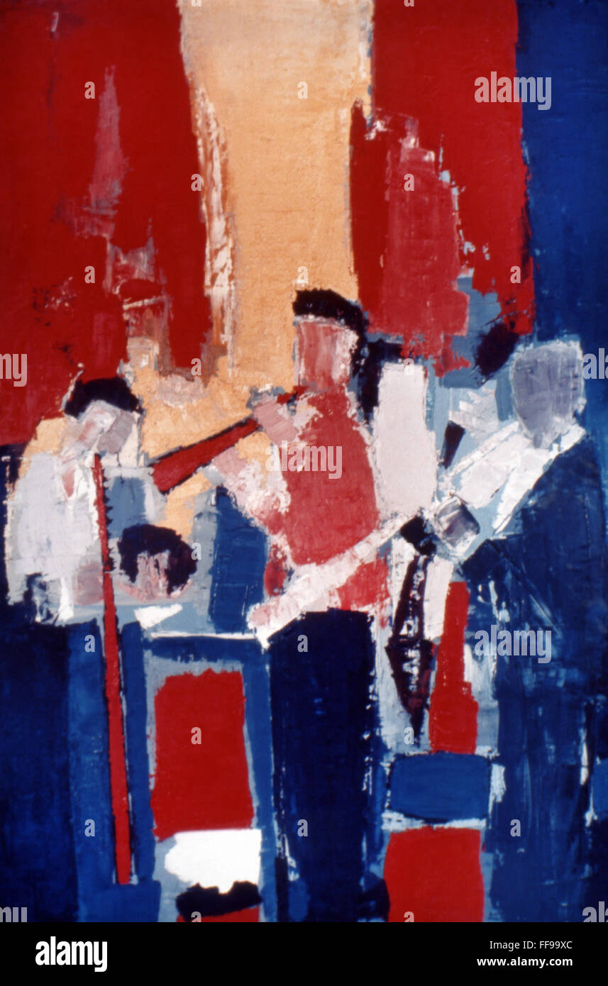 STAEL: SIDNEY BECHET, /nSouvenir de Sidney Bechet, 1954, by Nicolas de ...