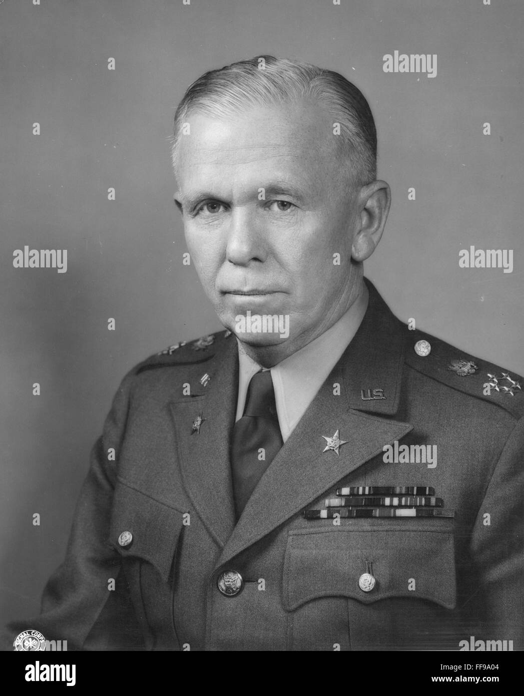 GEORGE C. MARSHALL/n(1880-1959). American army officer. Photographed in ...