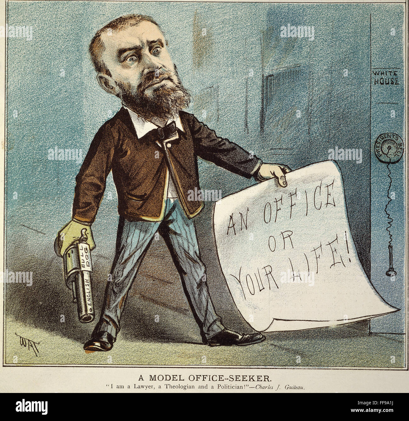 CHARLES GUITEAU CARTOON. /nCharles J. Guiteau, the disappointed office ...