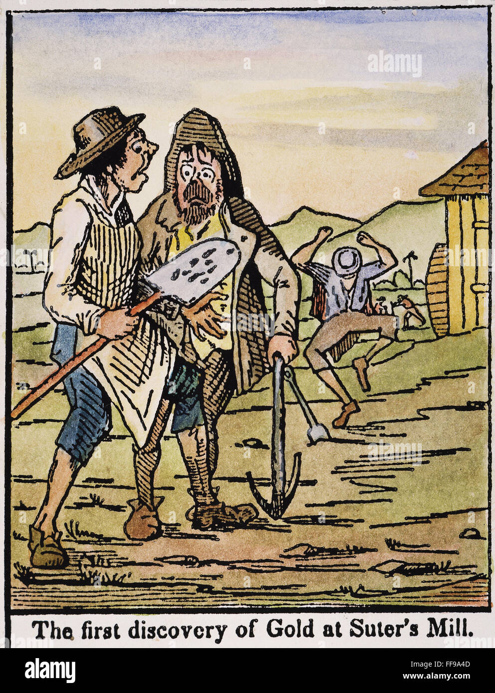 SUTTER'S MILL GOLD, 1848. /nThe first discovery of gold in California ...