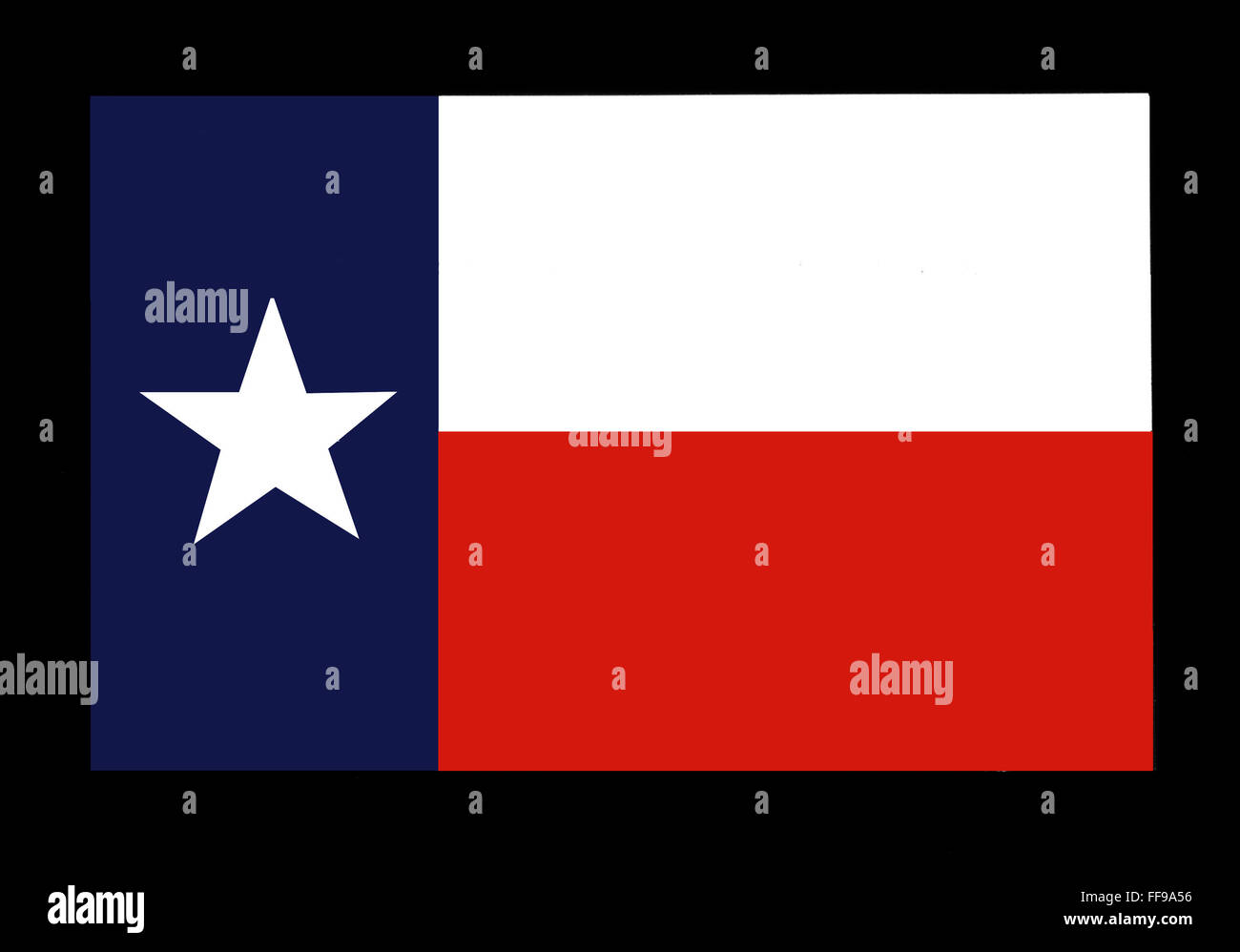 TEXAS: LONE STAR FLAG, 1839. /nLone Star Flag of Texas, 1839 Stock ...