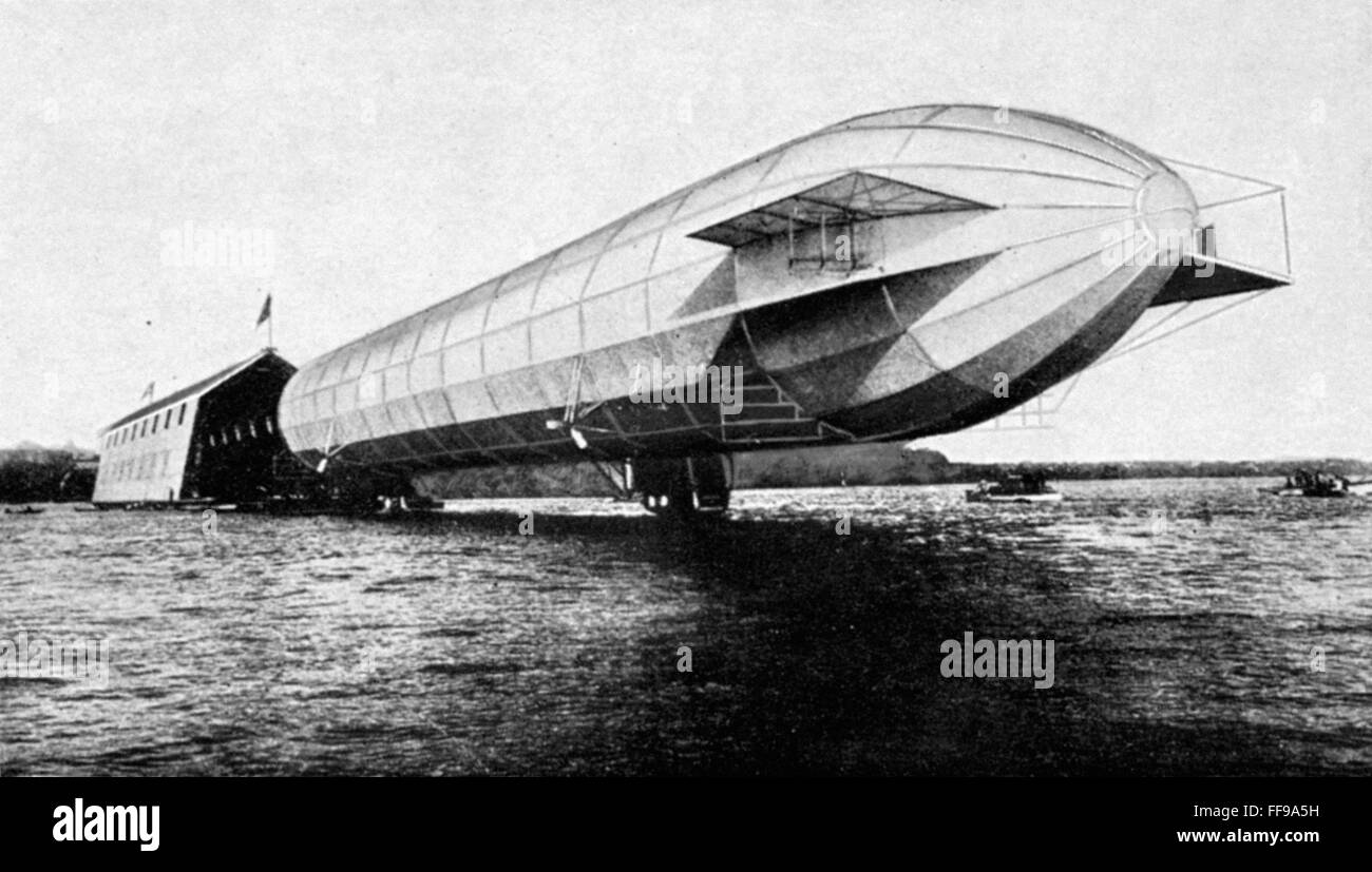 GERMANY: ZEPPELIN, 1906. /nThe German dirigible airship Zeppelin and ...